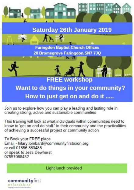 Free Community Training – Faringdon Town Council