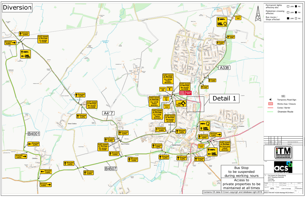 Temporary Road Closure – Wantage, Mably Way – Faringdon Town Council